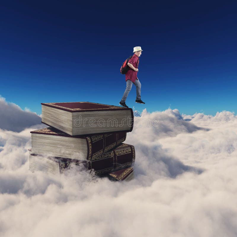 Man Jumping Over Books Stock Photos - Free & Royalty-Free Stock Photos ...