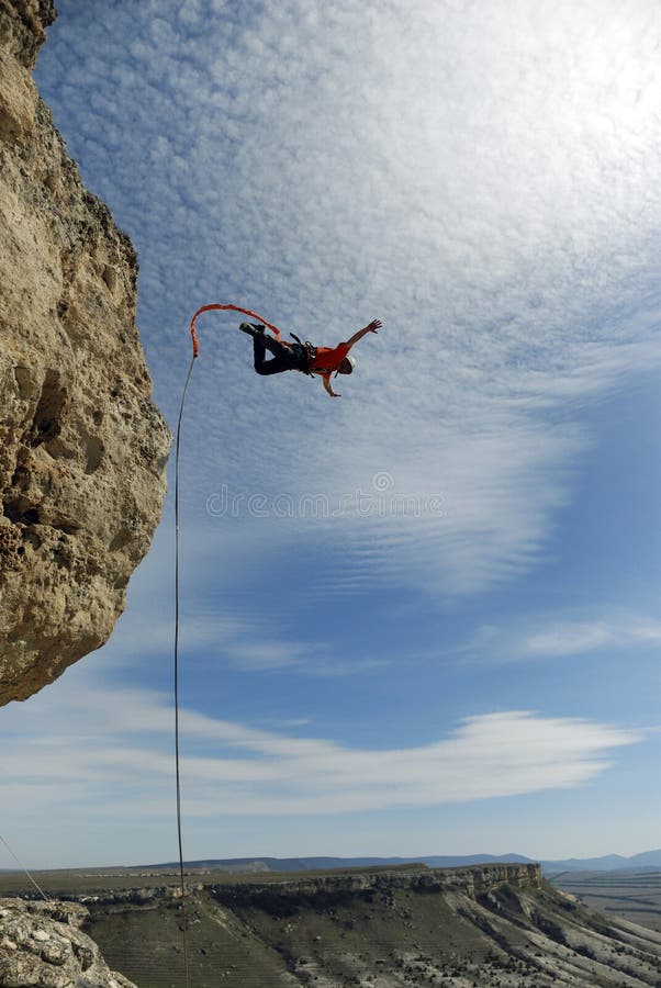 Crater Lake Leap stock image. Image of lakes, environment - 1278523