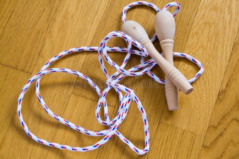 Jump rope stock image. Image of exercise, wood, object - 20613013