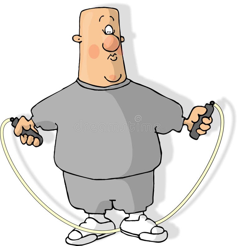 Man Jumping Rope Stock Illustrations – 1,797 Man Jumping Rope Stock ...