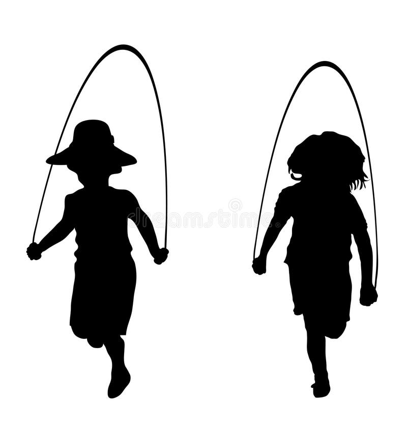 Jump Rope stock vector. Illustration of active, fitness - 31648017