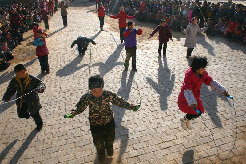 Jump rope competitions editorial stock image. Image of sports - 18715924