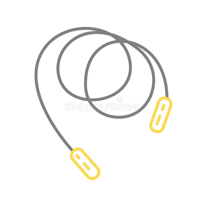 Jump rope icon. Vector stock vector. Illustration of cardio - 377850610