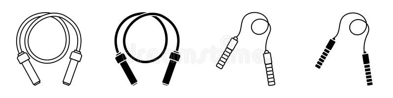 Jump rope icon vector stock vector. Illustration of jump - 347973648