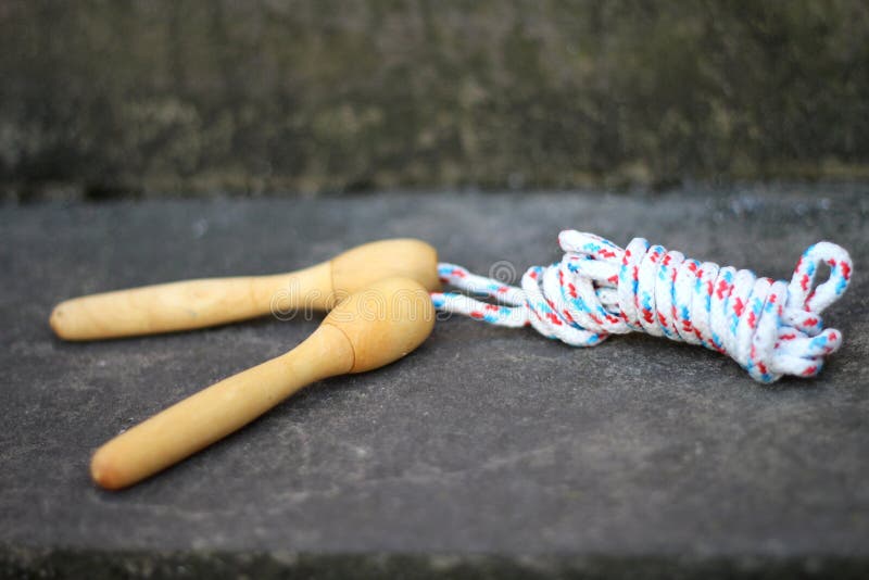 Vintage jumping rope stock image. Image of playground - 35512509