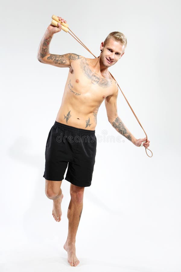 Jump Rope, a Series of Exercises, Stock Photo - Image of jumping ...