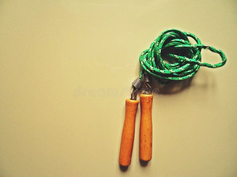 Jump Rope or Skipping Rope Equipment for Exercise Stock Image - Image ...