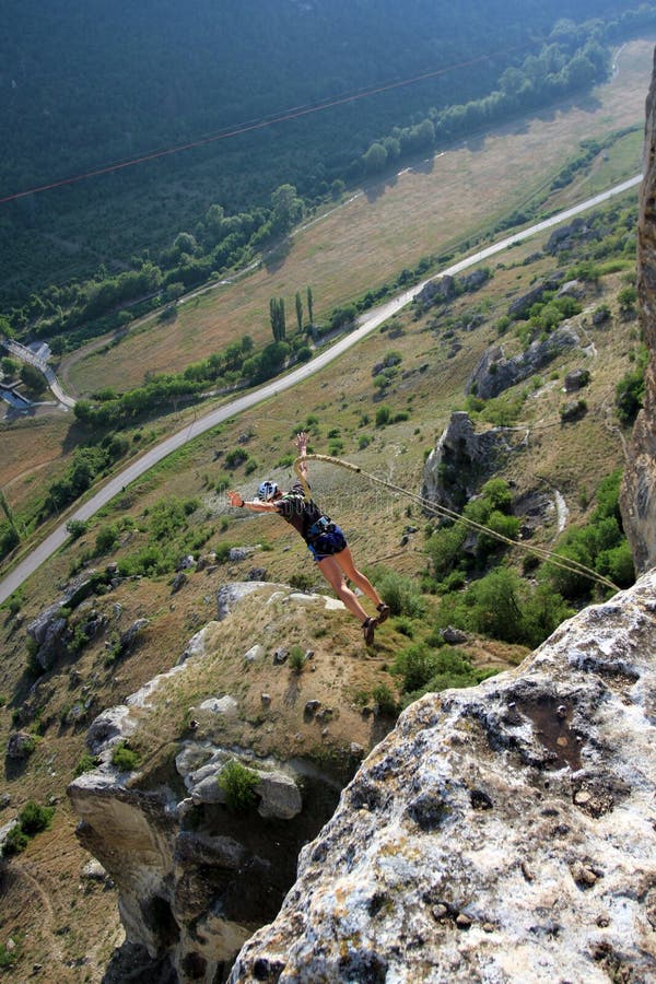 Jump to rope. stock image. Image of courage, outdoors - 65048937