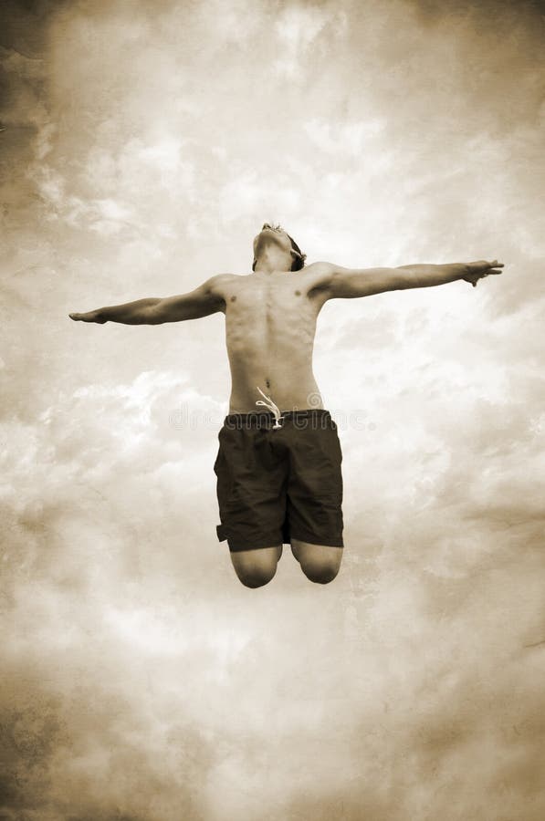 Punk Jump 2 stock image. Image of hardcore, hair, music - 1124909