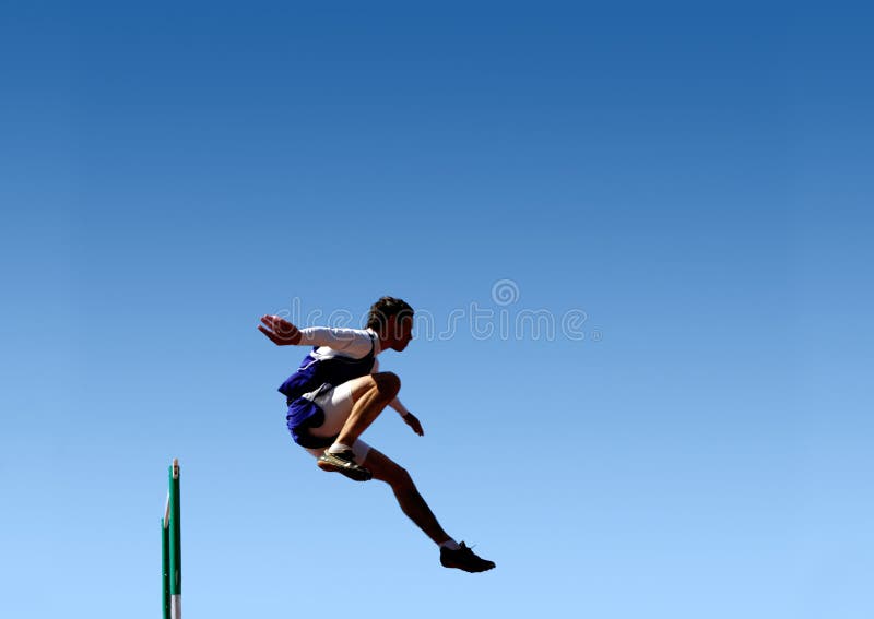 Jump to success! stock image. Image of teen, race, jump - 3128051