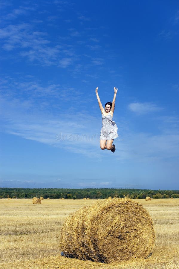 Jump up! stock image. Image of casual, happiness, freedom - 26543759