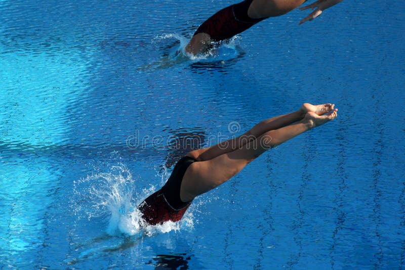 Jump into water stock image. Image of games, olympic, beginnings - 6026457