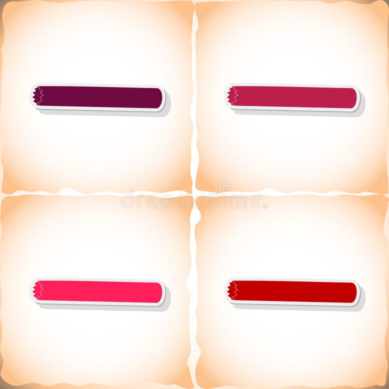 Jumper. Flat Sticker with Shadow on Old Paper Stock Vector ...