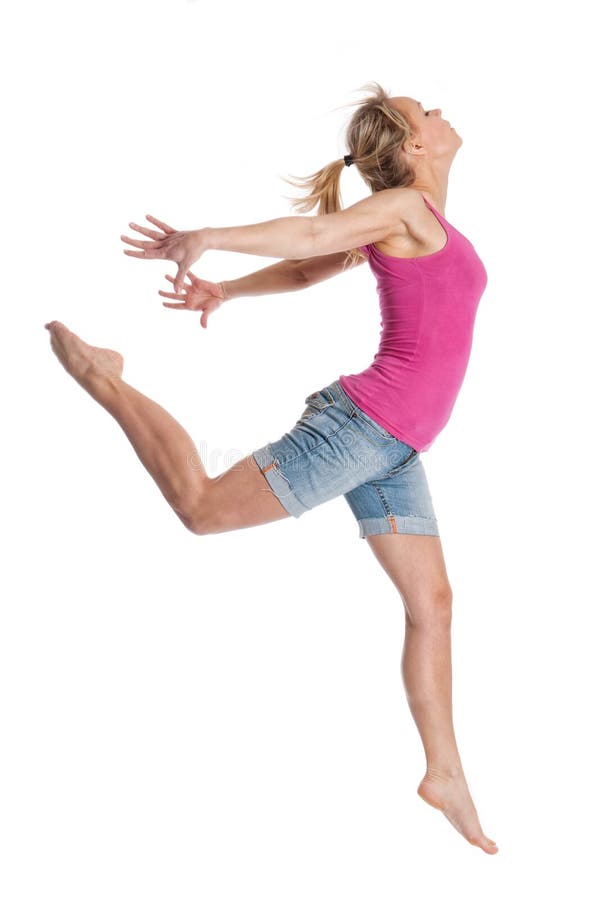 Jumping stock image. Image of model, action, jumping - 20065783