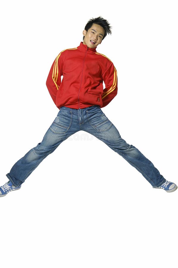 Jumping stock photo. Image of isolated, sport, triumph - 6015984