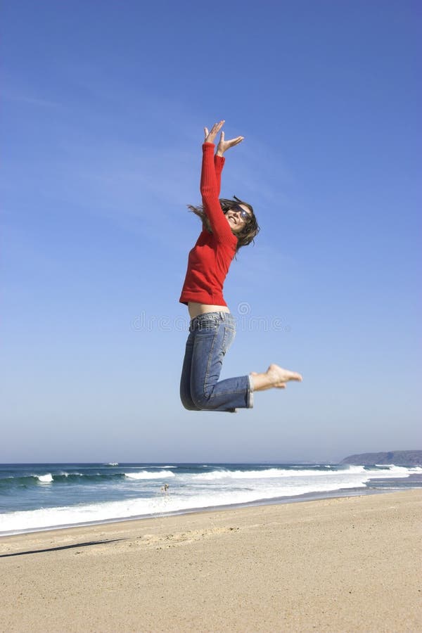 Jumping with Joy stock image. Image of energetic, lifestyle - 9333331