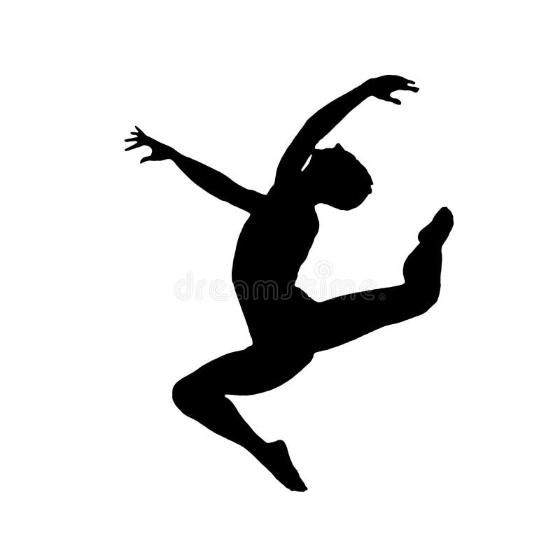 Dance Jump Silhouette