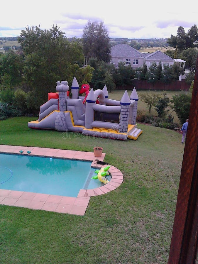 Jumping Castle editorial stock image. Image of next, jumping - 71338089