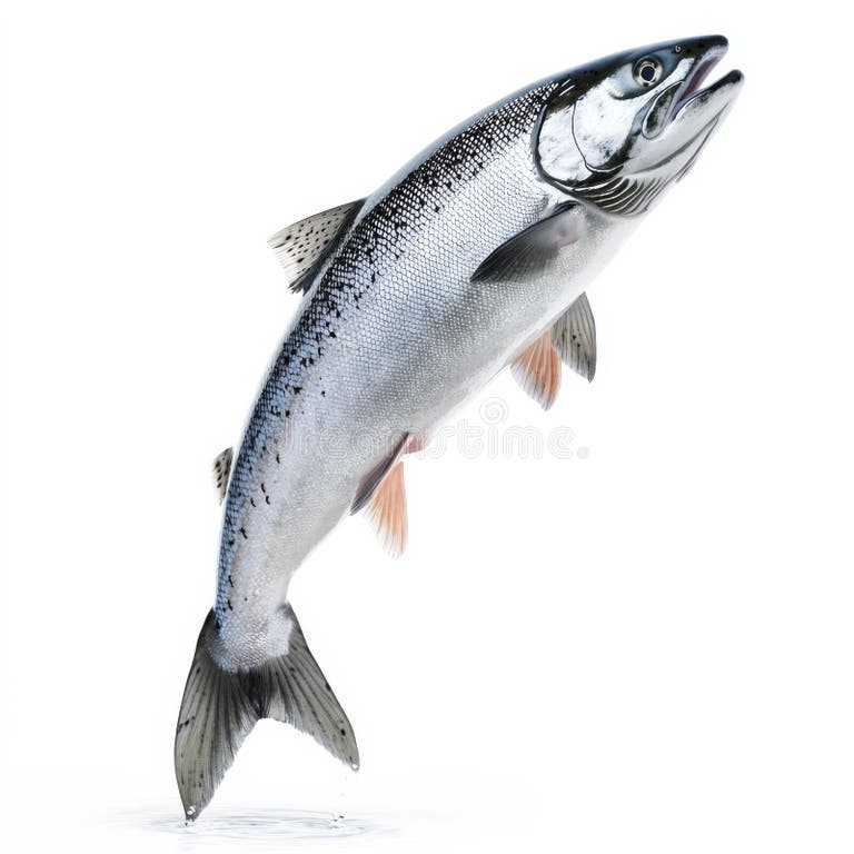 Chinook Salmon Jumping Stock Illustrations – 80 Chinook Salmon Jumping ...