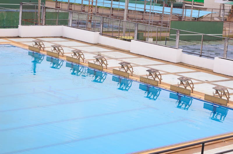 Jumping Competition Swimming Pool Editorial Stock Photo - Image of ...