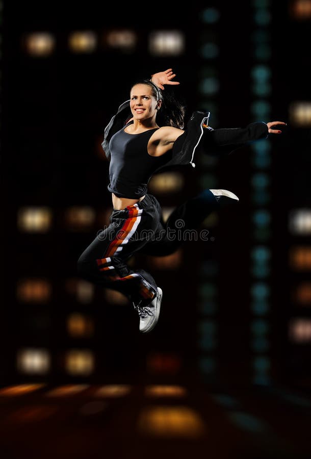 Jumping dancer stock photo. Image of mixed, lift, expressive - 22749612