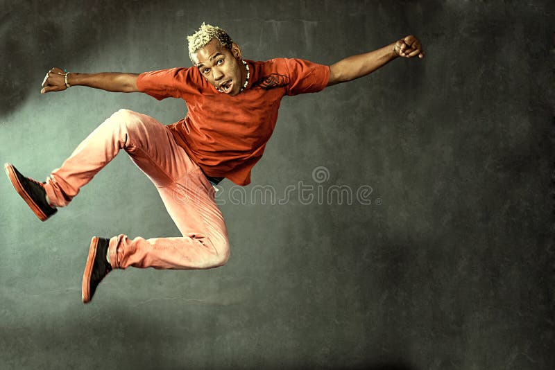 Jumping Dancer stock photo. Image of contest, jump, dancer - 25402352