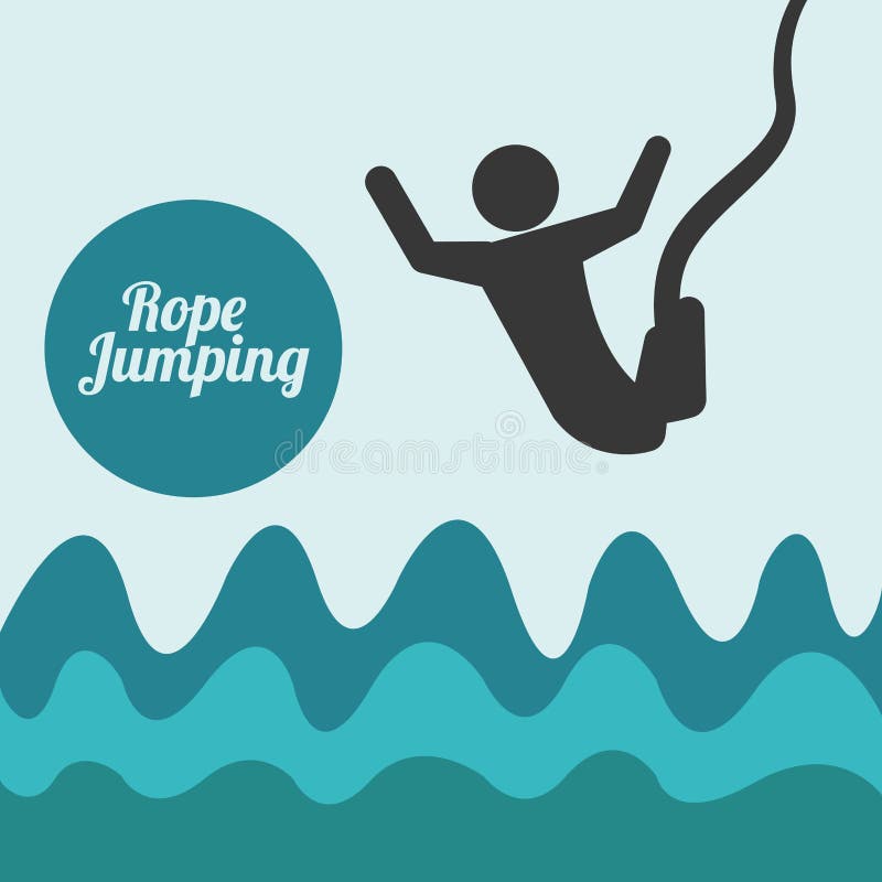 Jumping design stock vector. Illustration of flexibility - 58565417