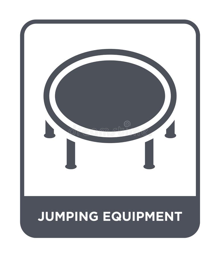 Jumping Equipment Icon in Trendy Design Style. Jumping Equipment Icon ...