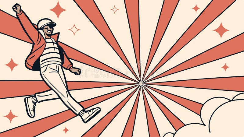 Jumping Figure, Action Pose and Dynamic Movement Vector Design ...