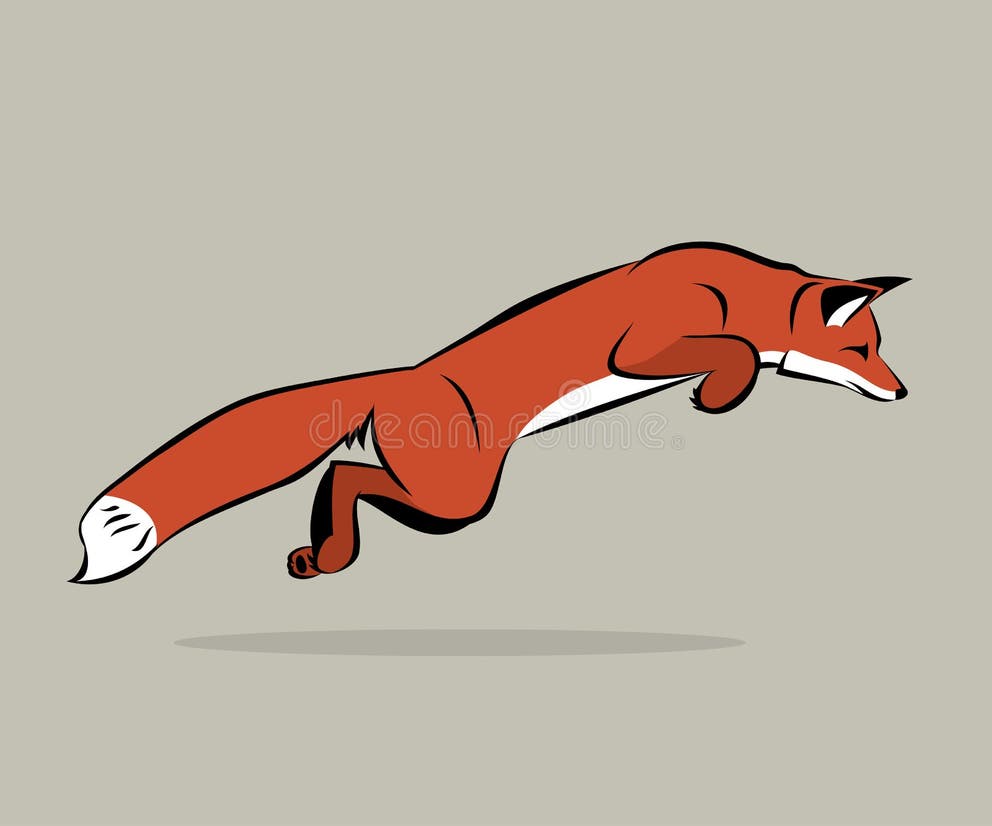Jumping Fox Stock Illustrations – 979 Jumping Fox Stock Illustrations ...