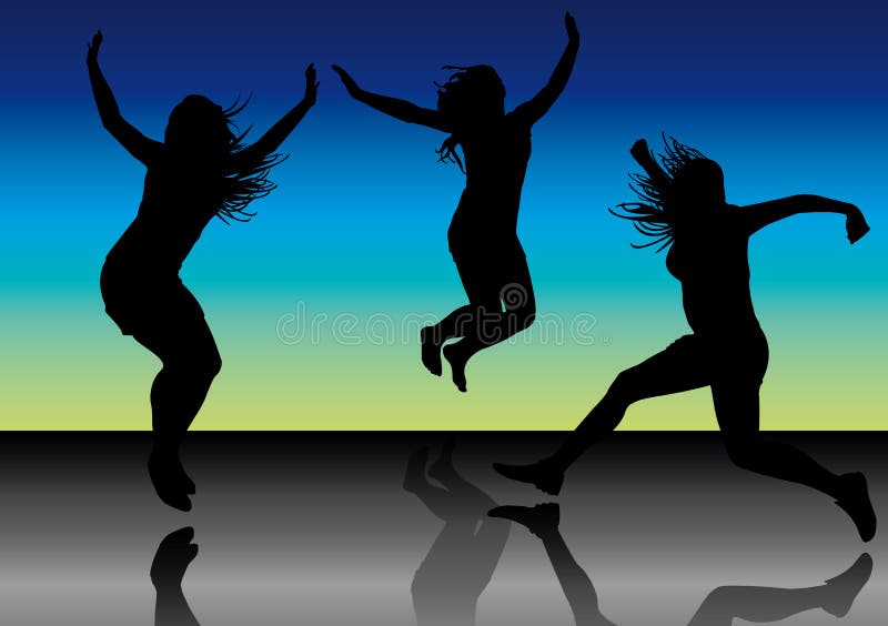 Jumping Girls 4 Picture. Image: 5774265