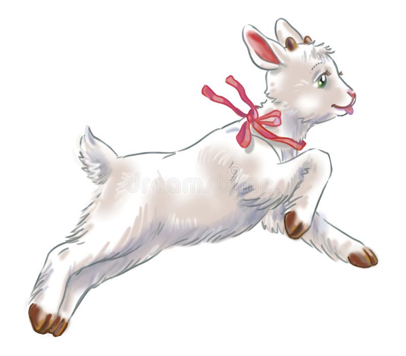 Cartoon Goat Run Stock Illustrations – 100 Cartoon Goat Run Stock ...