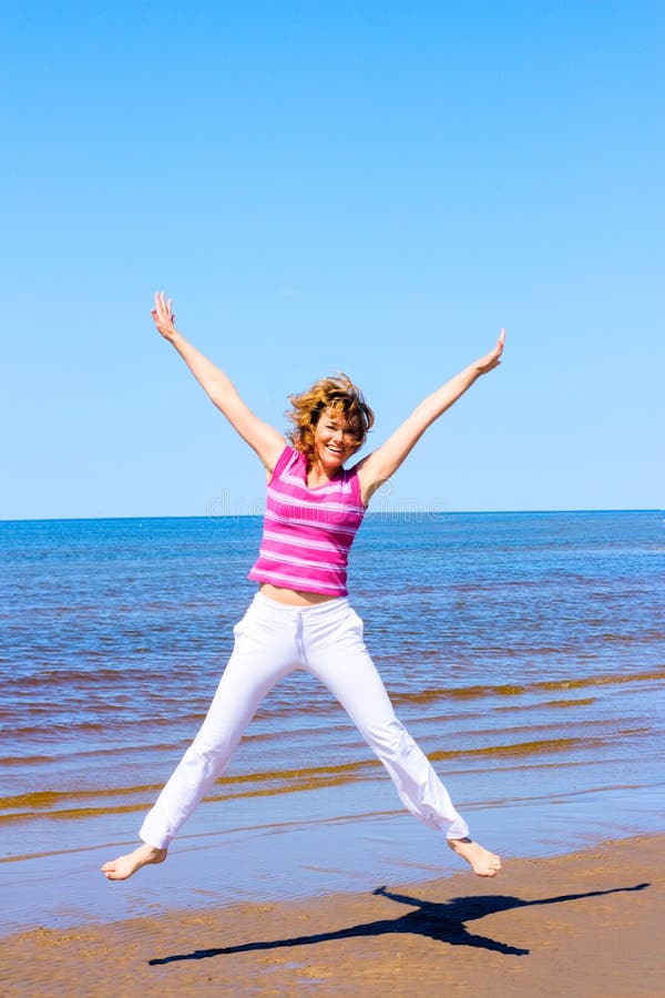 Joy stock photo. Image of ocean, outdoors, beautiful, lifestyle - 5333086