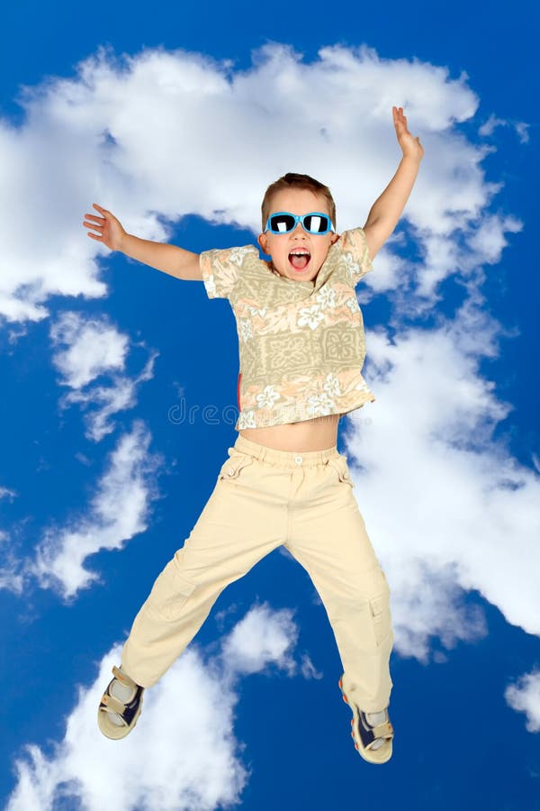 Active roller boy jumping stock image. Image of rollerskate - 3548135