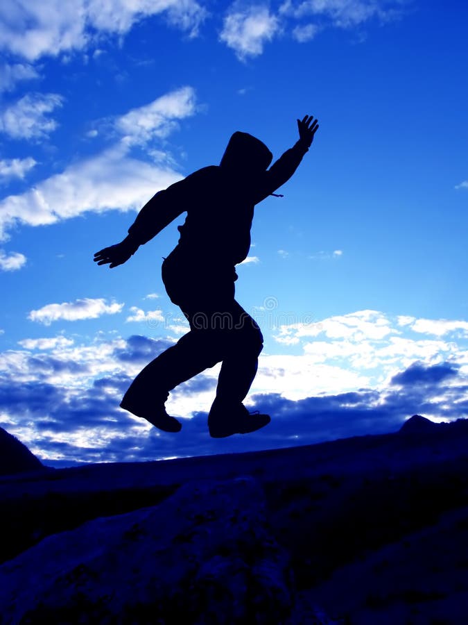 Jumping man stock image. Image of active, happy, altai - 11610737