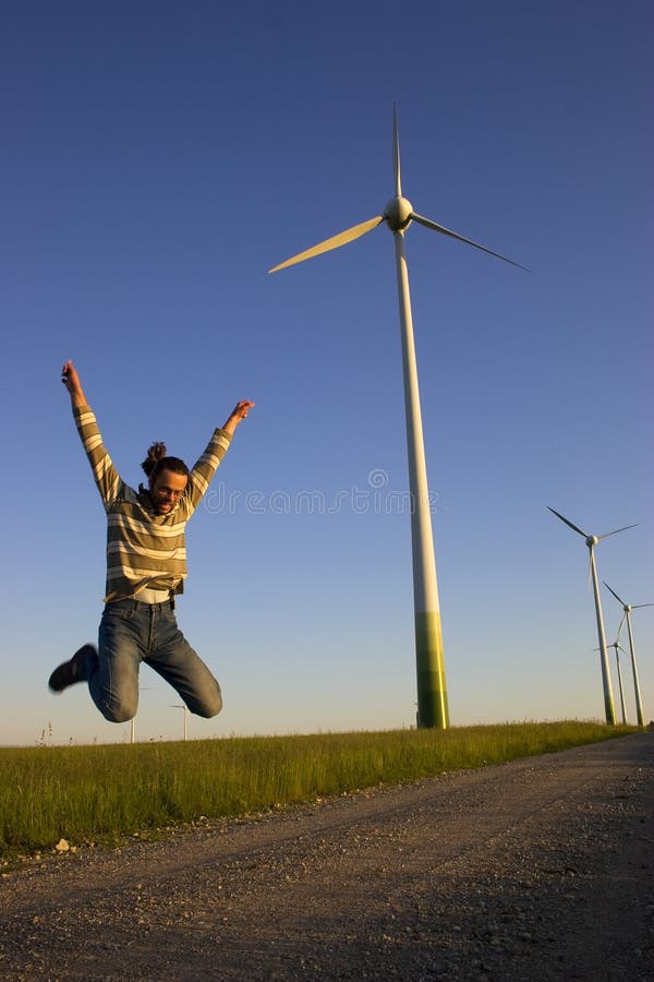 Jumping man stock photo. Image of cheerful, climate, development - 2592076