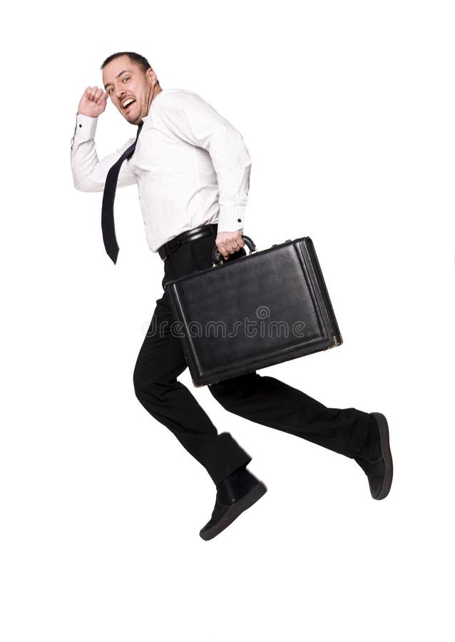 Jumping man stock photo. Image of white, fall, office - 9043714