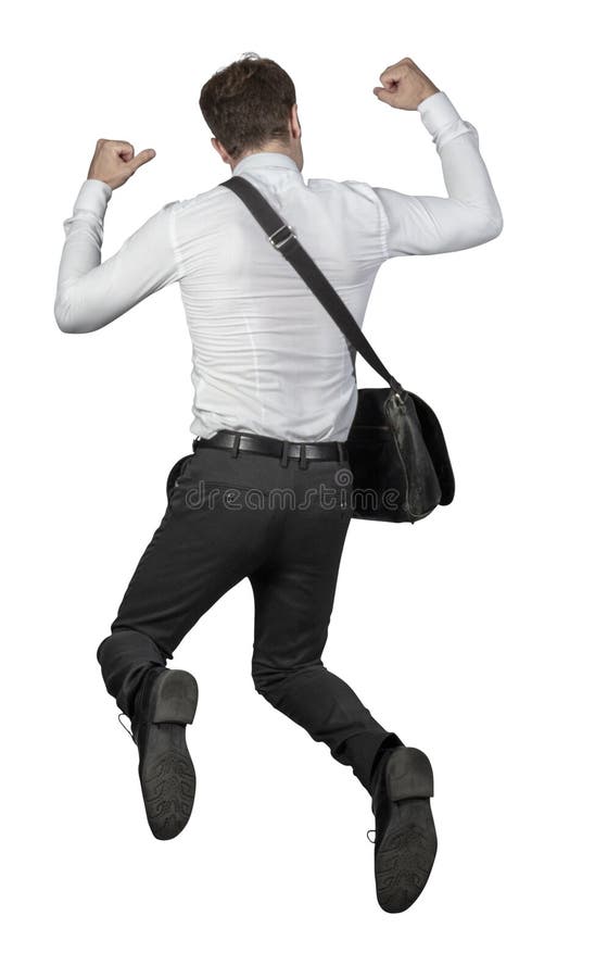 628 Back View Jumping Man Stock Photos - Free & Royalty-Free Stock ...