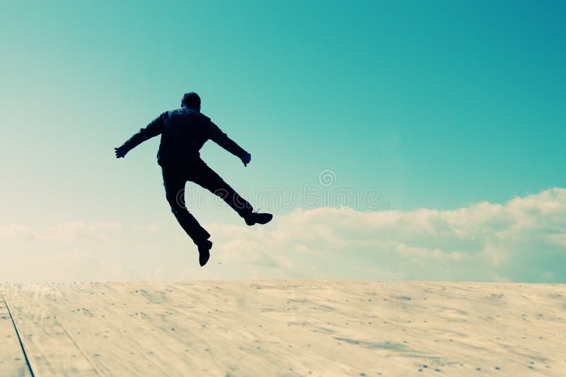 Jumping man stock image. Image of raised, outside, excitement - 49426919