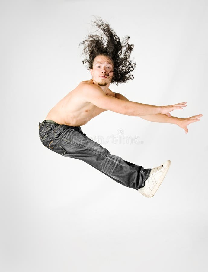 Jumping men stock photo. Image of away, jumping, acrobatic - 10412244