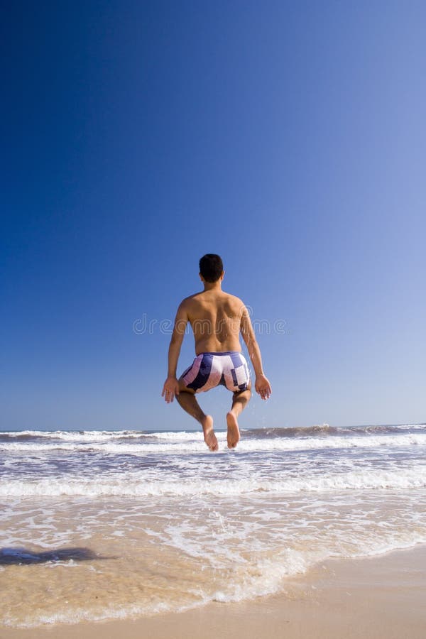 Jumping men stock image. Image of full, flexibility, horizon - 3242493