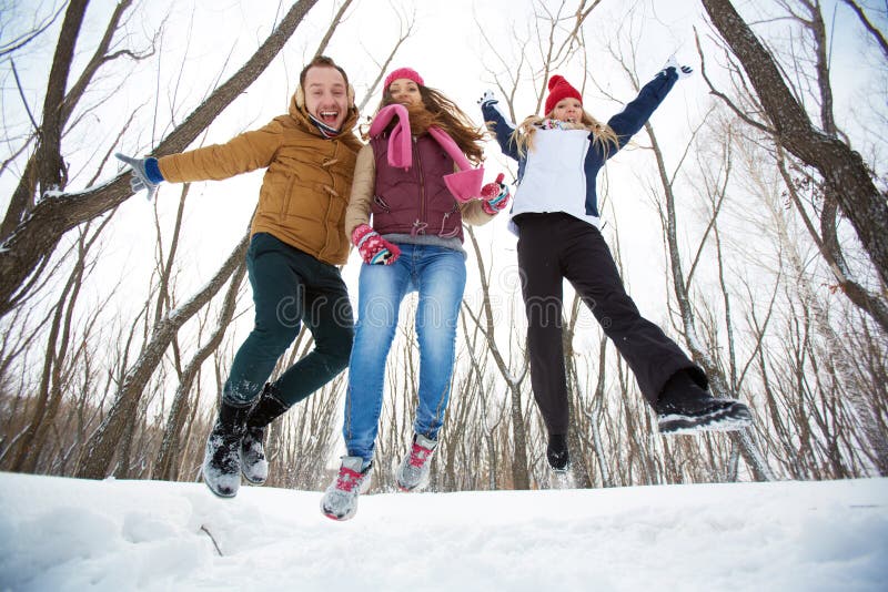 Jumping outside stock photo. Image of people, natural - 35367484