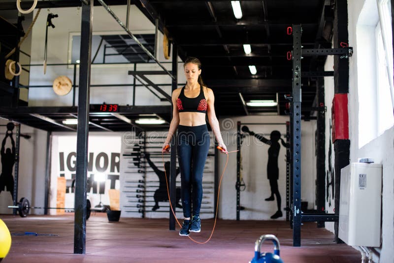 Jumping over rope stock photo. Image of rope, practice - 106313956