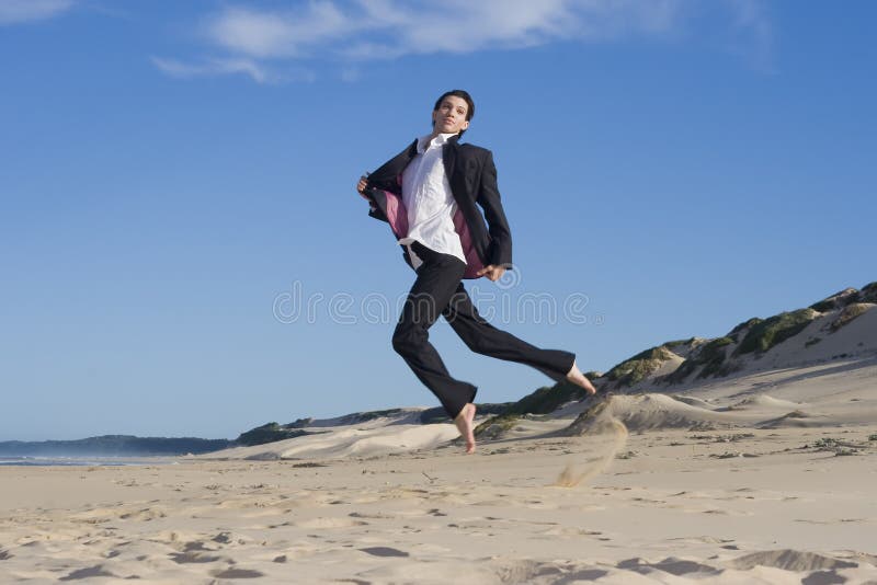 Jumping professional stock photo. Image of corporate, outdoors - 3804602