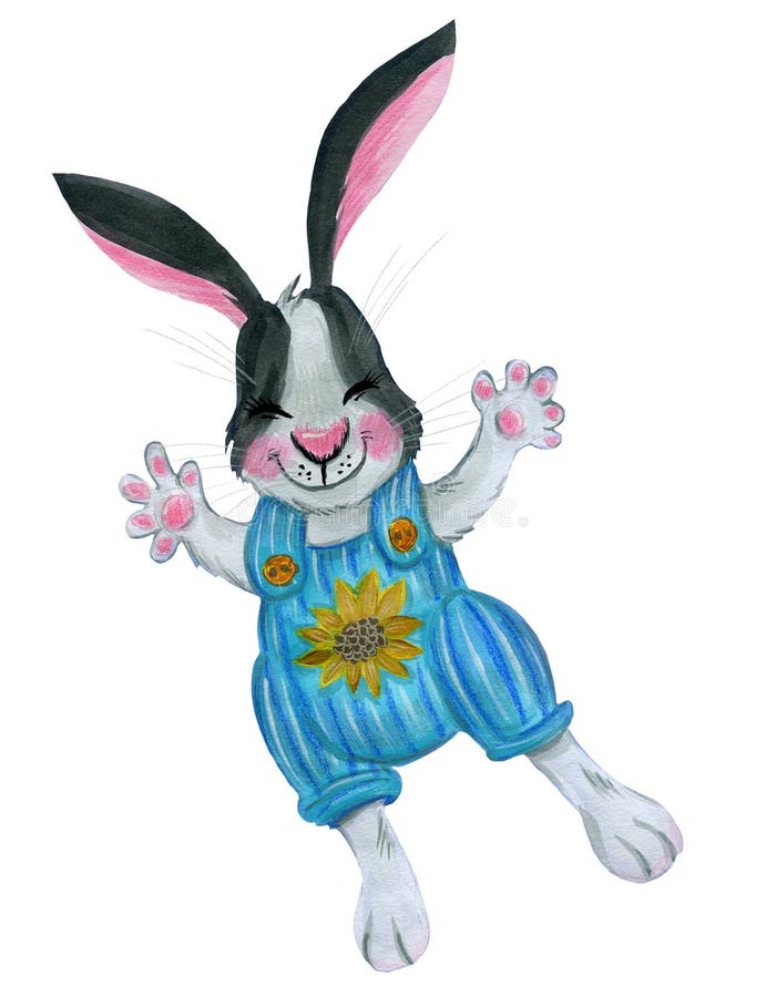 Bunny Overalls Stock Illustrations – 127 Bunny Overalls Stock ...