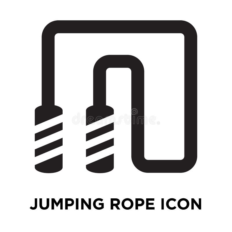 Man Jumping Icon Vector Sign and Symbol Isolated on White Background ...