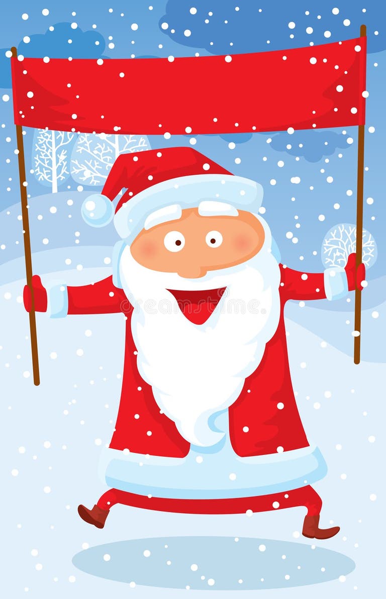 Cartoon Santa Claus Jumping Joy Stock Illustrations – 335 Cartoon Santa ...
