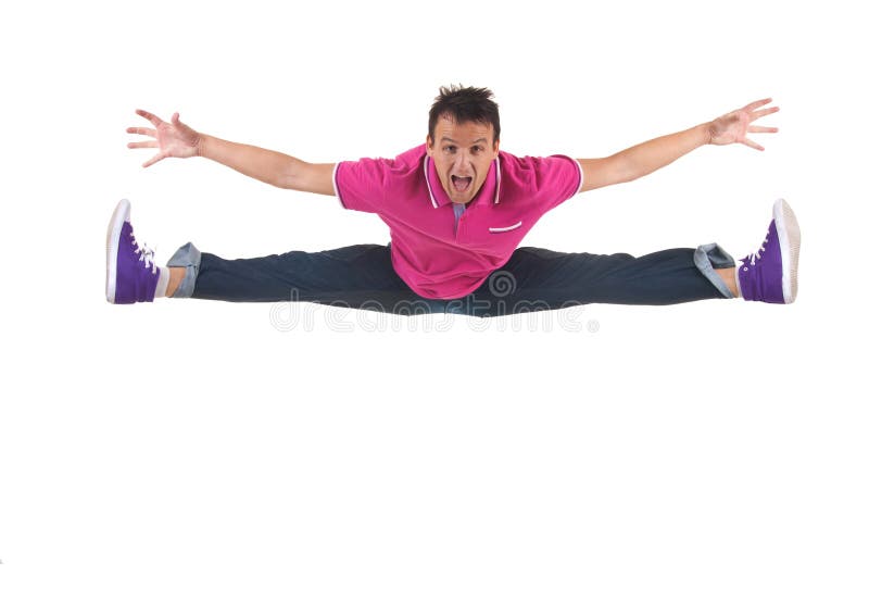 Dancer Screaming in a Beautiful Dance Move Stock Image - Image of ...