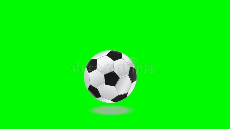 Jumping Soccer Ball Animation Stock Footage - Video of white, border ...