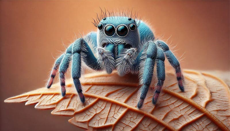 Jumping Spiders (Salticidae) - Masters of the Leap Stock Illustration ...